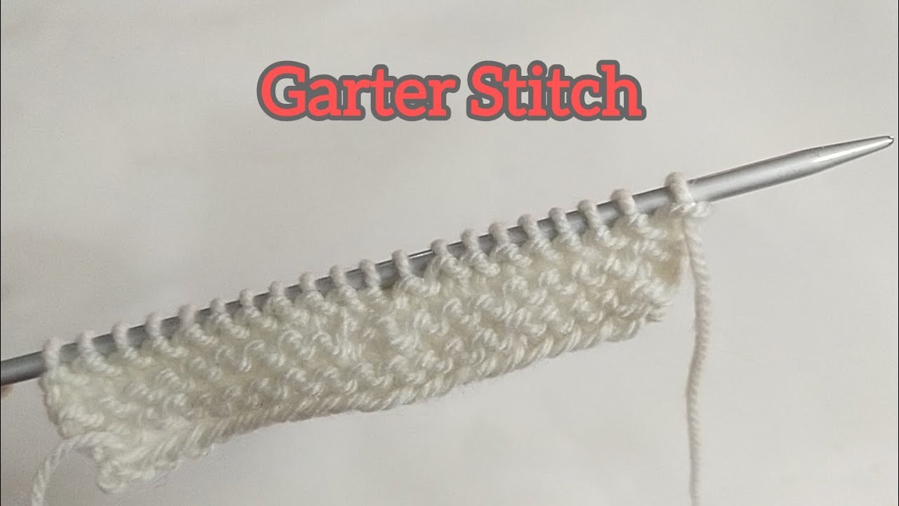 How to Knit? Beginners Tutorial no. 3 l Garter Stitch l Rayduha Crochet ...