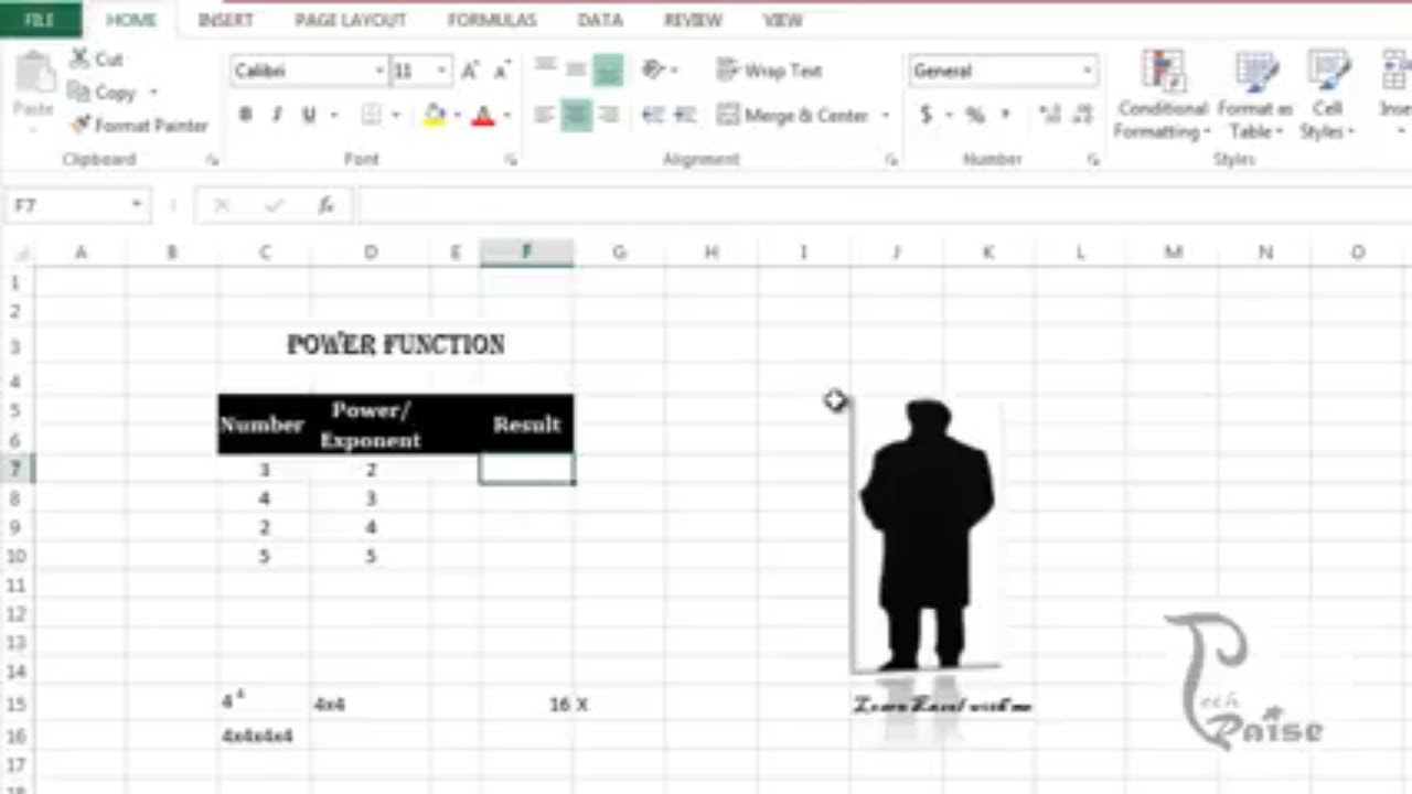 Power Function In Excel How To Apply Power Formula Ms Excel YouTube Power Function In Excel How To Apply Power Formula Ms Excel YouTube
