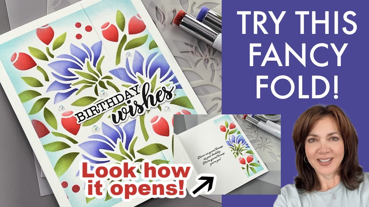Try This Fancy Fold Card Idea! Wait until you see it open! - YouTube