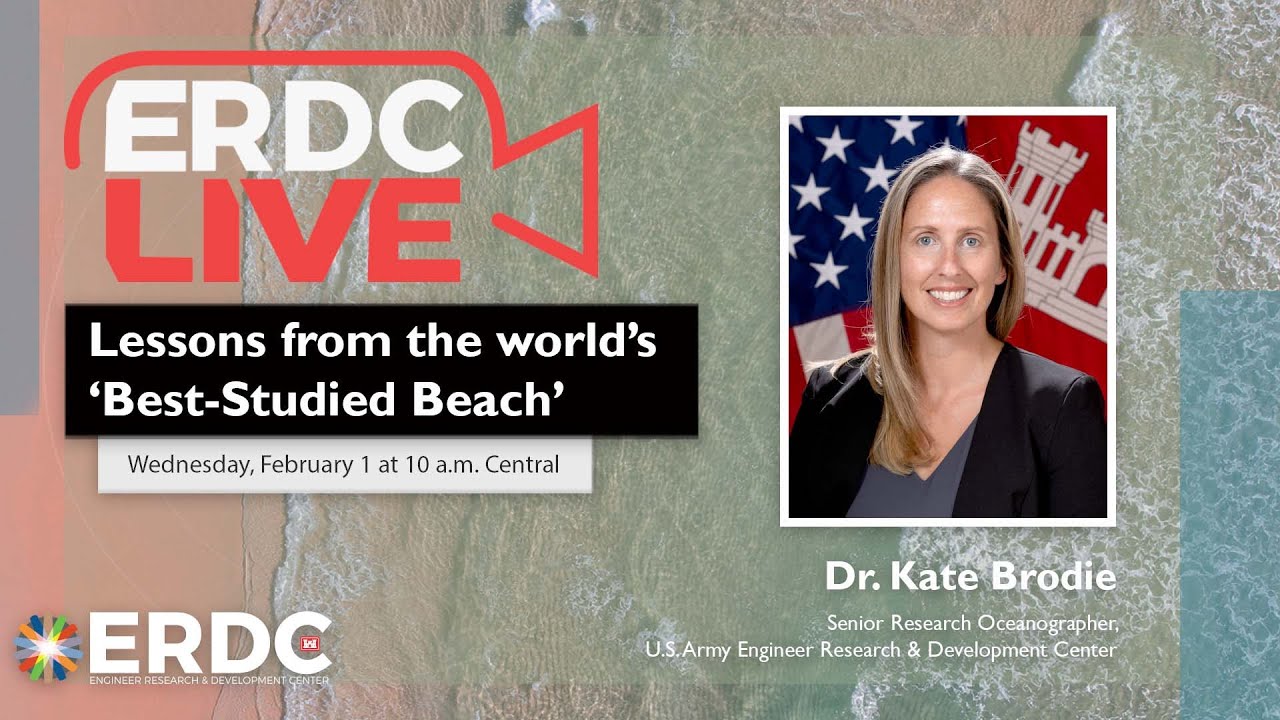 ERDC Live | Lessons from the world’s ‘Best-Studied Beach’ - YouTube
