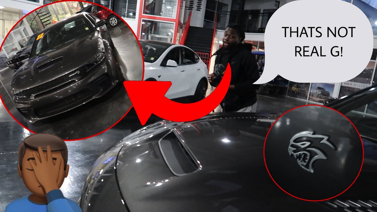 They Really Tried To Sell Us A FAKE HELLCAT REDEYE! - YouTube