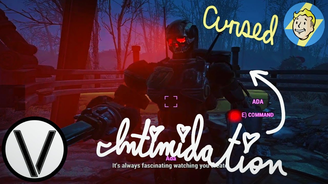 The MOST intimidating roebit I've ever seen - Cursed Fallout 4 - Part ...