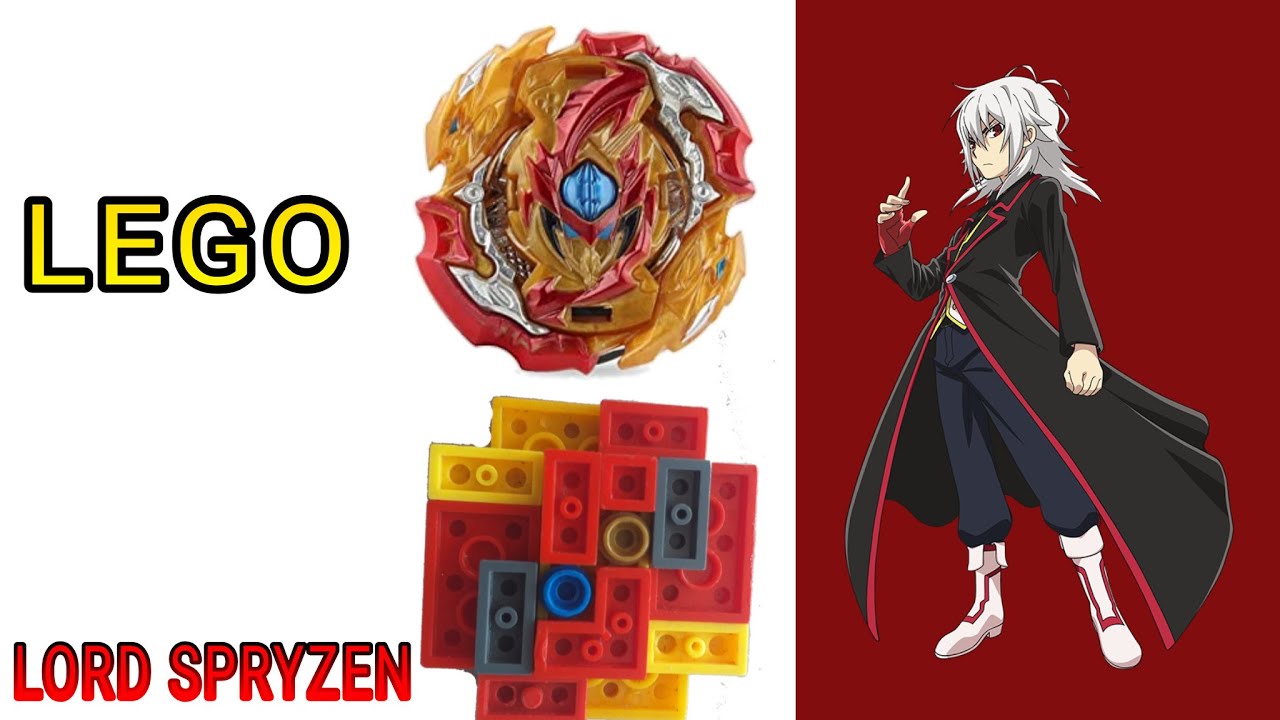 (LEGO) lord spriggan beyblade /blader 343 \beyblade burts rise - YouTube