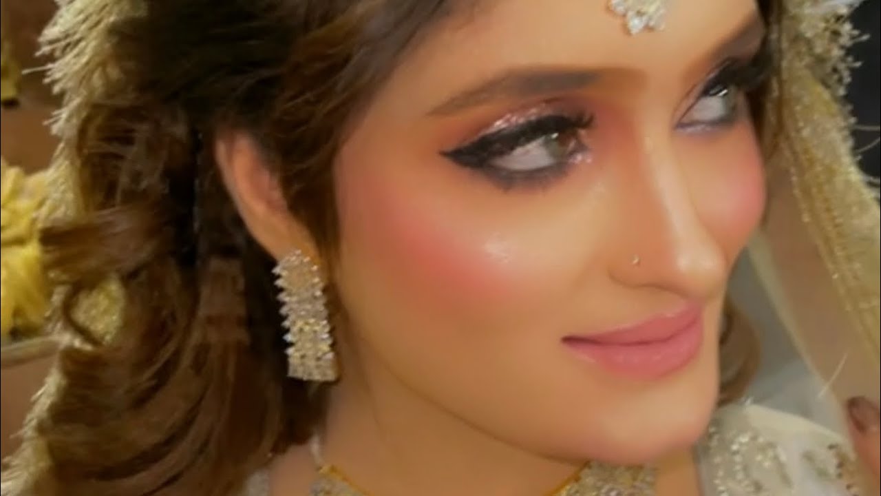 Soft Nikkah makeup// soft bridal makeup with nude lipstick - YouTube