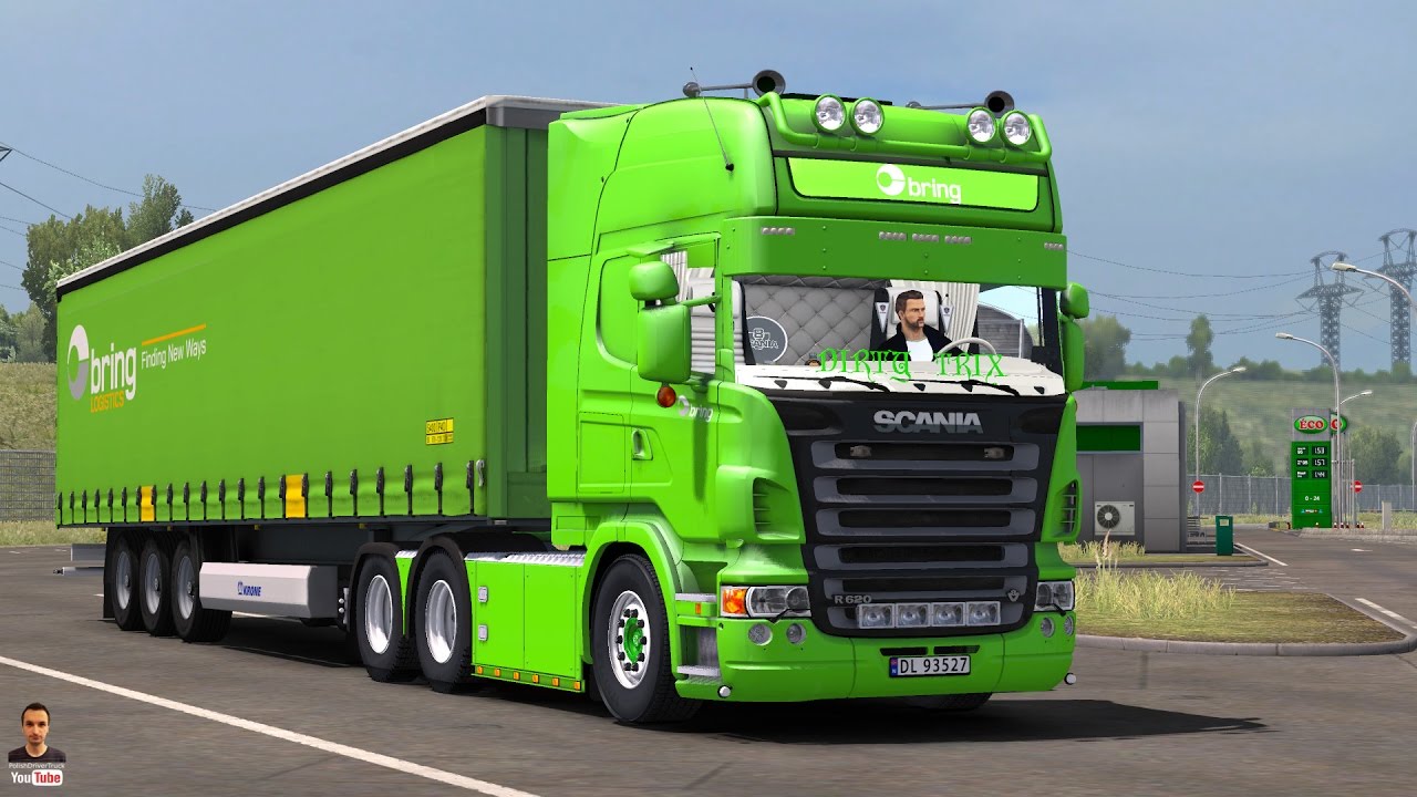 Ets2 1.27...PDT...Scania R620 Bring v 3.0 + DLC - YouTube