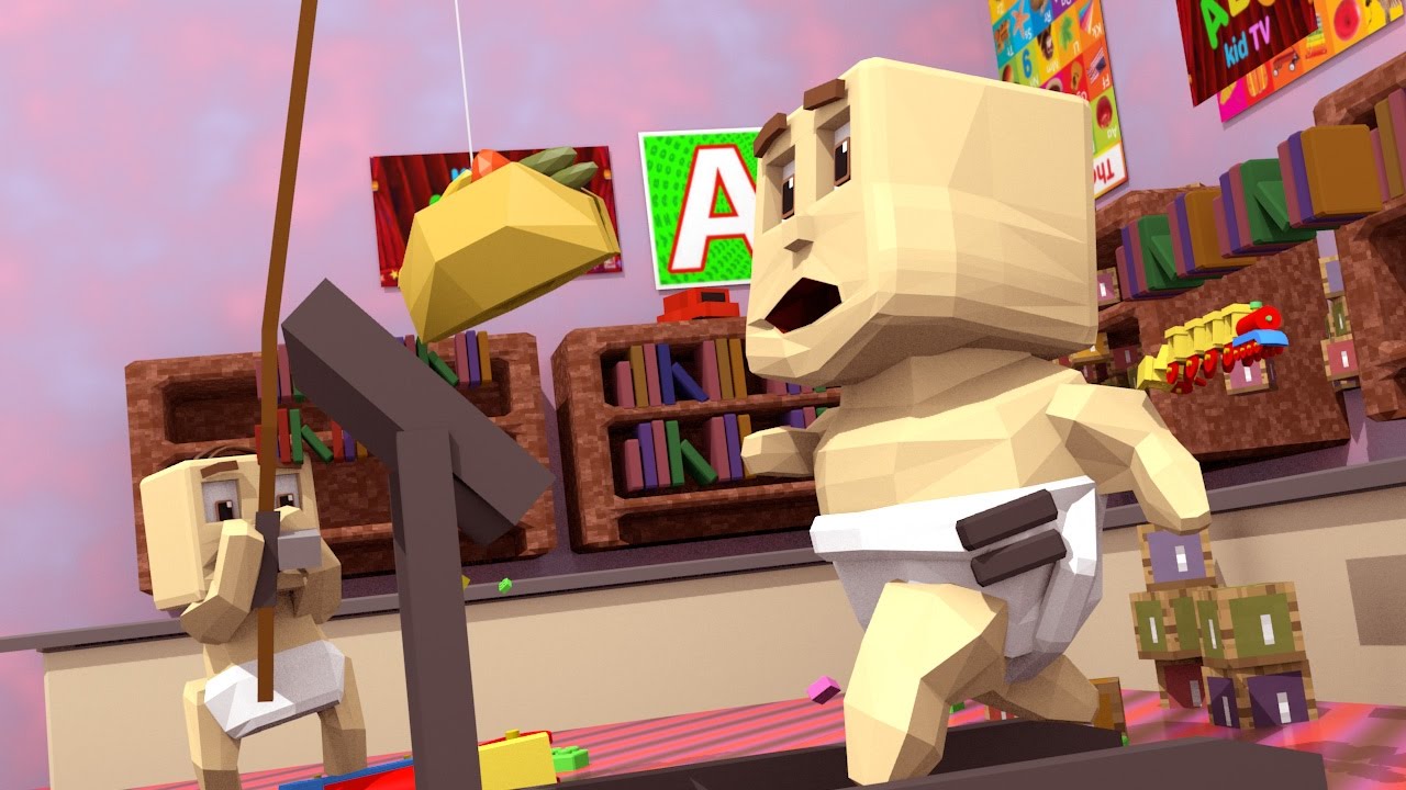 Minecraft | Who's Your Daddy Family? How to Lose Weight! (Fat Baby ...