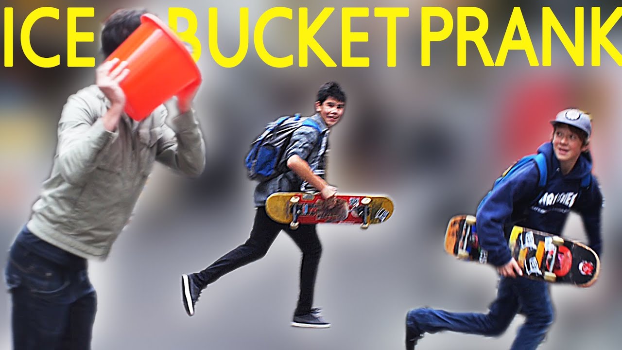 FLAUW - Ice Bucket Prank - YouTube