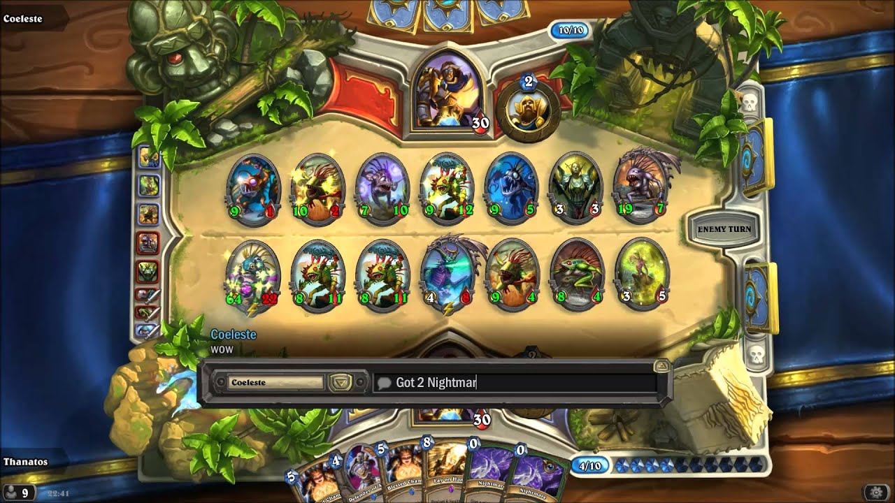 Hearthstone Beta: 1508 Damage Murloc Tidecaller! - YouTube