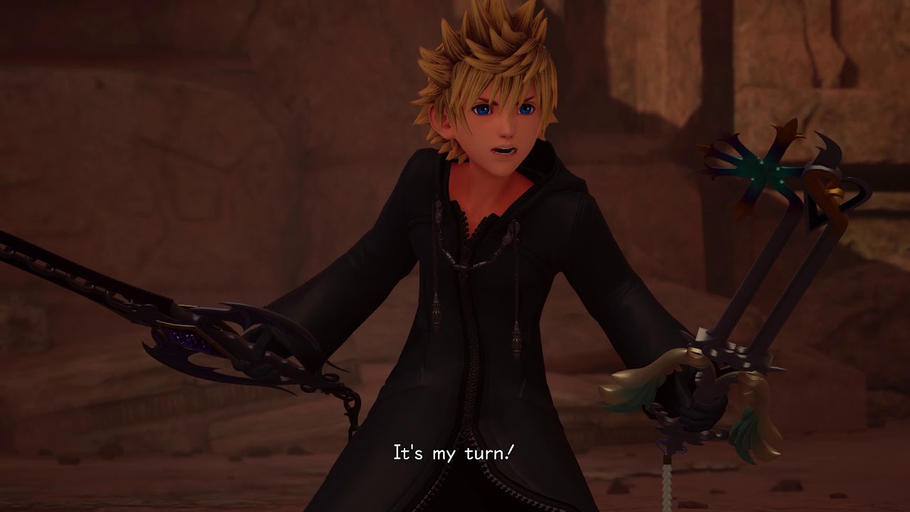 Kingdom Hearts 3 ReMind - Roxas Playable Character Boss Battle Critical ...