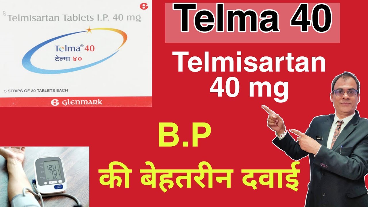 Telma 40- Best for High Blood Pressure | Uses, Dose, Side Effects ...
