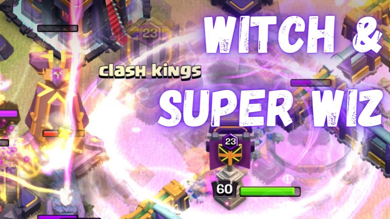 Attack Witch and Super Wizard Town Hall 15 - YouTube