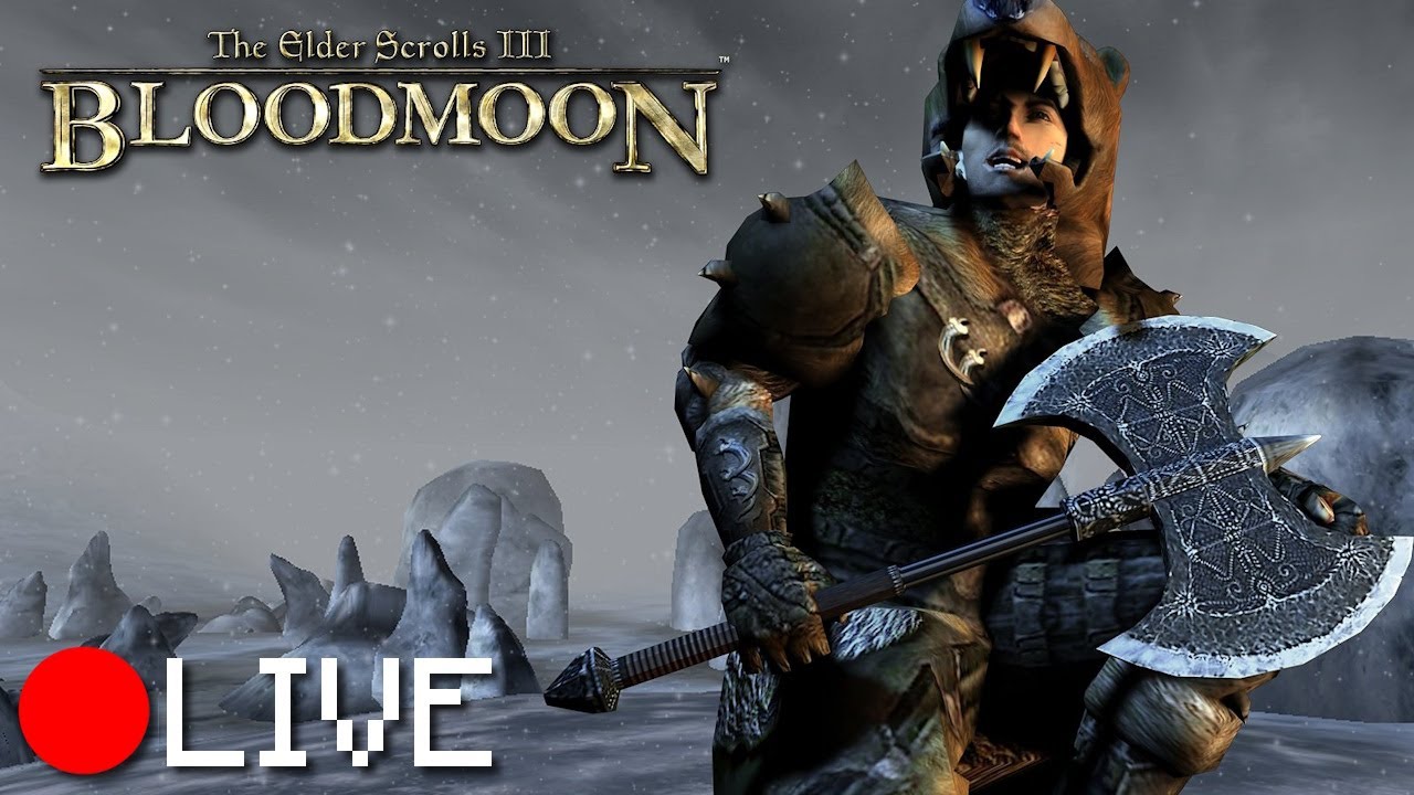 🔴LIVE: BLOODMOON BEGINS! (Blind Playthrough of Morrowind's DLC) - YouTube