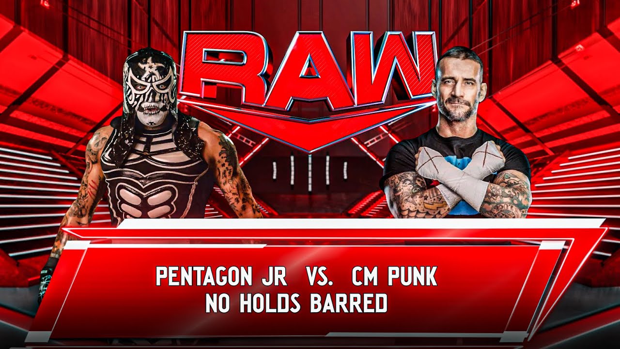 Penta Vs CM Punk - No Holds Barred Match At RAW On Netflix - YouTube