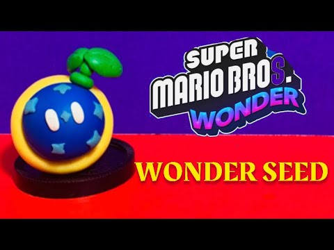 Making Wonder Seed from Super Mario Bros. Wonder with Polymer clay | # ...