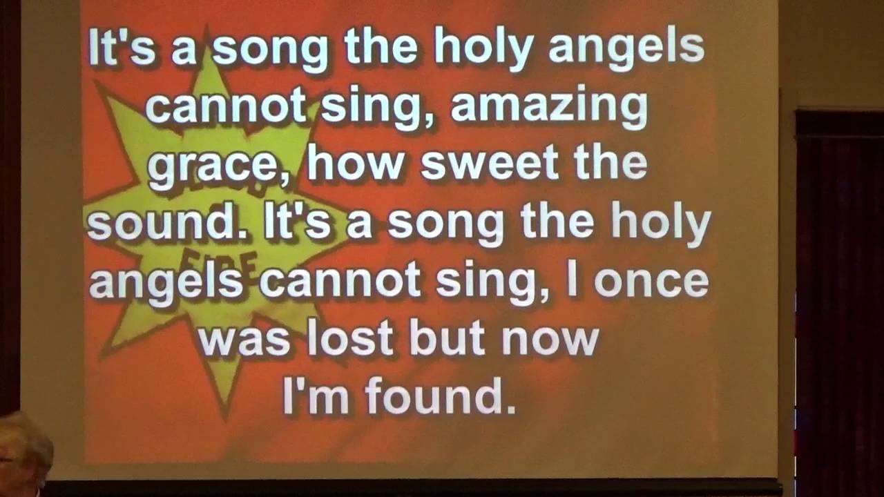It's a Song the Holy Angels Cannot Sing - YouTube