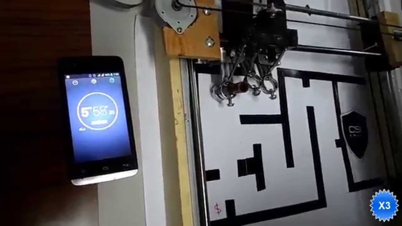HackZone: hardware challenge : XY Plotter , stm32f4 , Bluetooth - YouTube