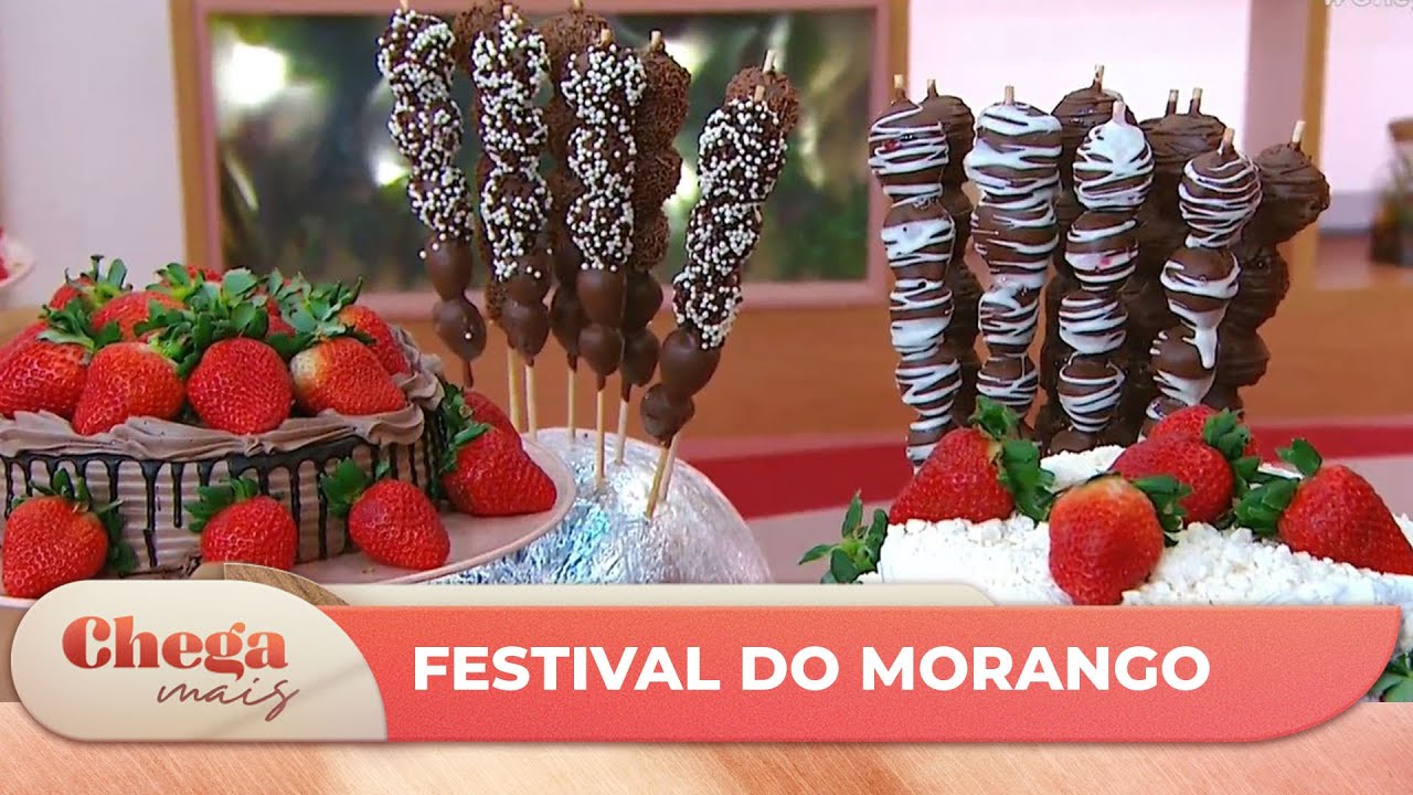 Aprenda a fazer um delicioso "Morango do Amor" | Chega Mais (25/07/24) - YouTube
