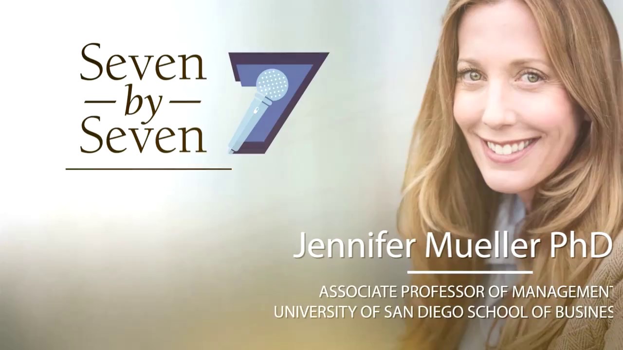University of San Diego presents Seven-by-Seven: Professor Jennifer ...