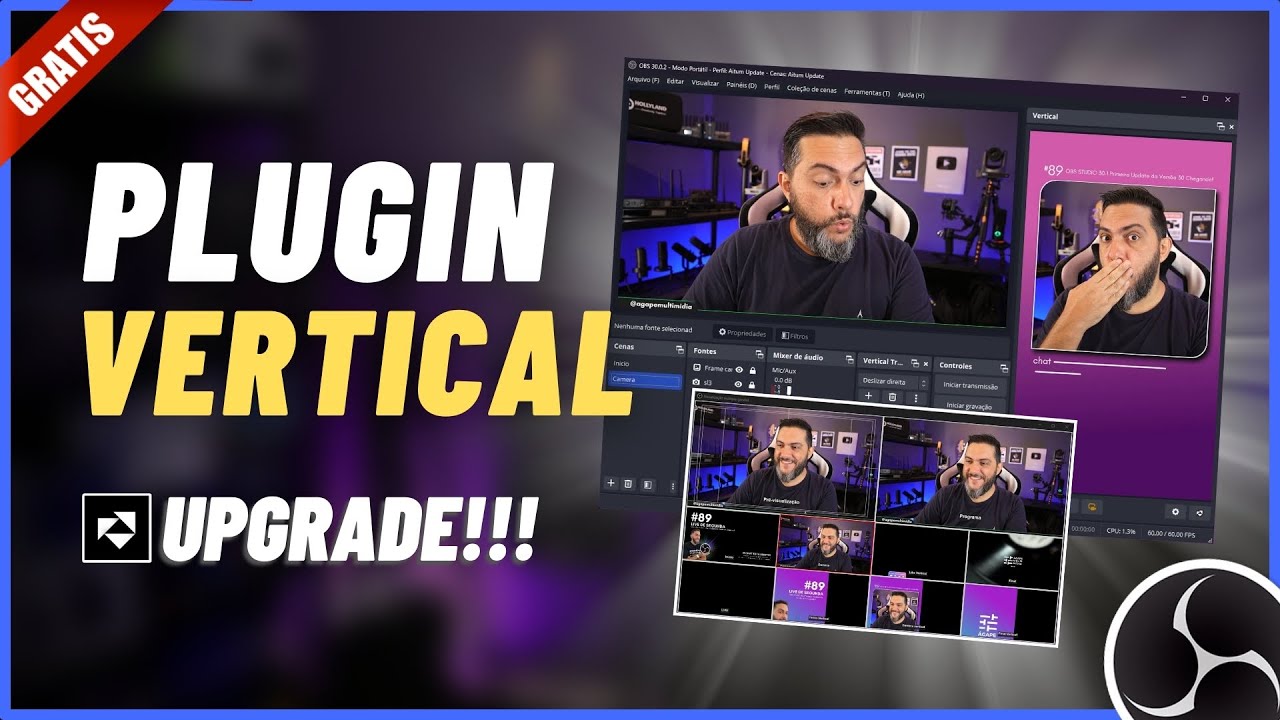 🆙ATUALIZOU!!! PLUGIN LIVES NA VERTICAL OBS Studio - Confira as Novidades - Aitum TV - YouTube