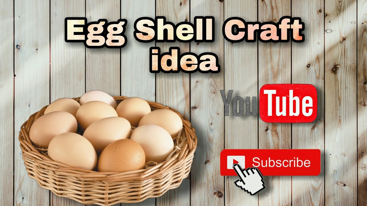 Egg Shell Craft Idea Crafty Creations With Sas Youtube