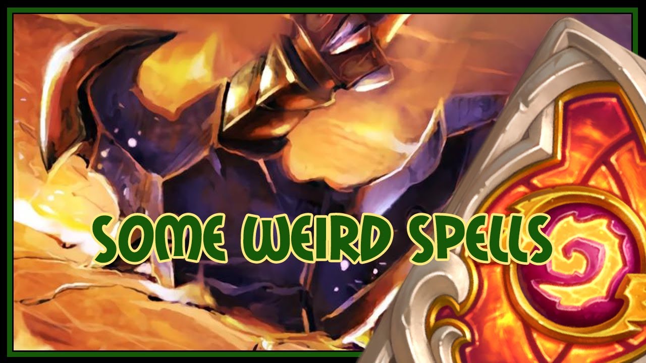 Hearthstone: Some weird spells (quest warrior) - YouTube