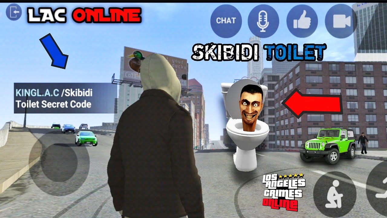 LAC ONLINE skibidi toilet SECRET CODE ACTIVATED in LAC ONLINE ALL CHEAT ...