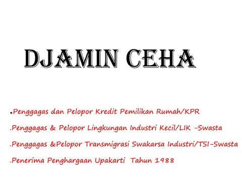 19 Figur yang pantas dikenang - Djamin Ceha - YouTube