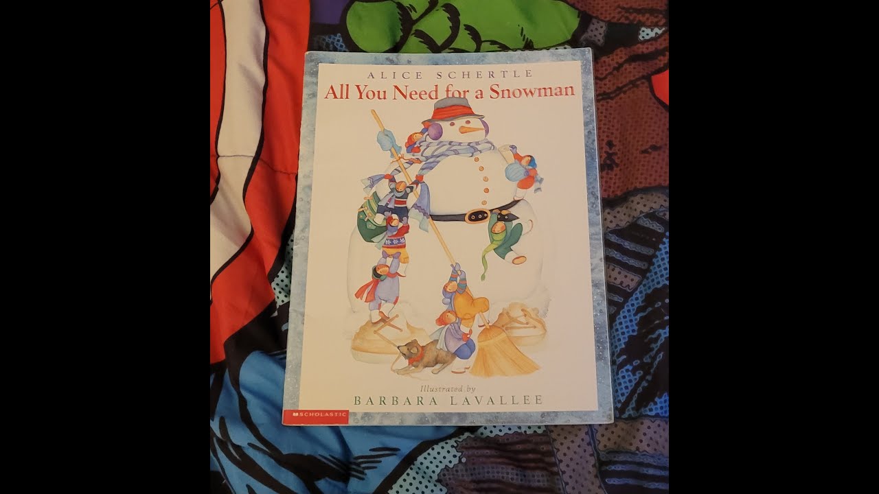 All you need for a snowman 2002 book on tape - YouTube