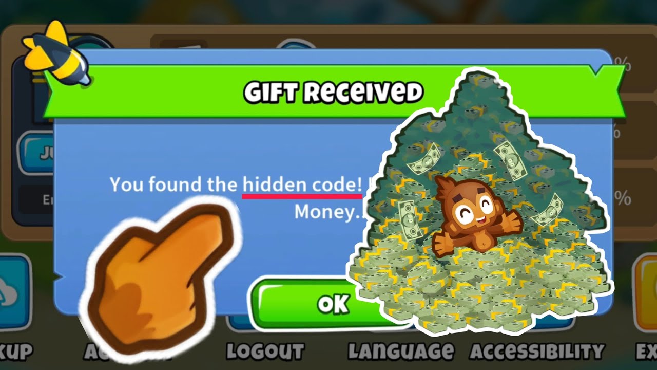 SECRET CODE for Monkey Money - BTD6 (expired) - YouTube