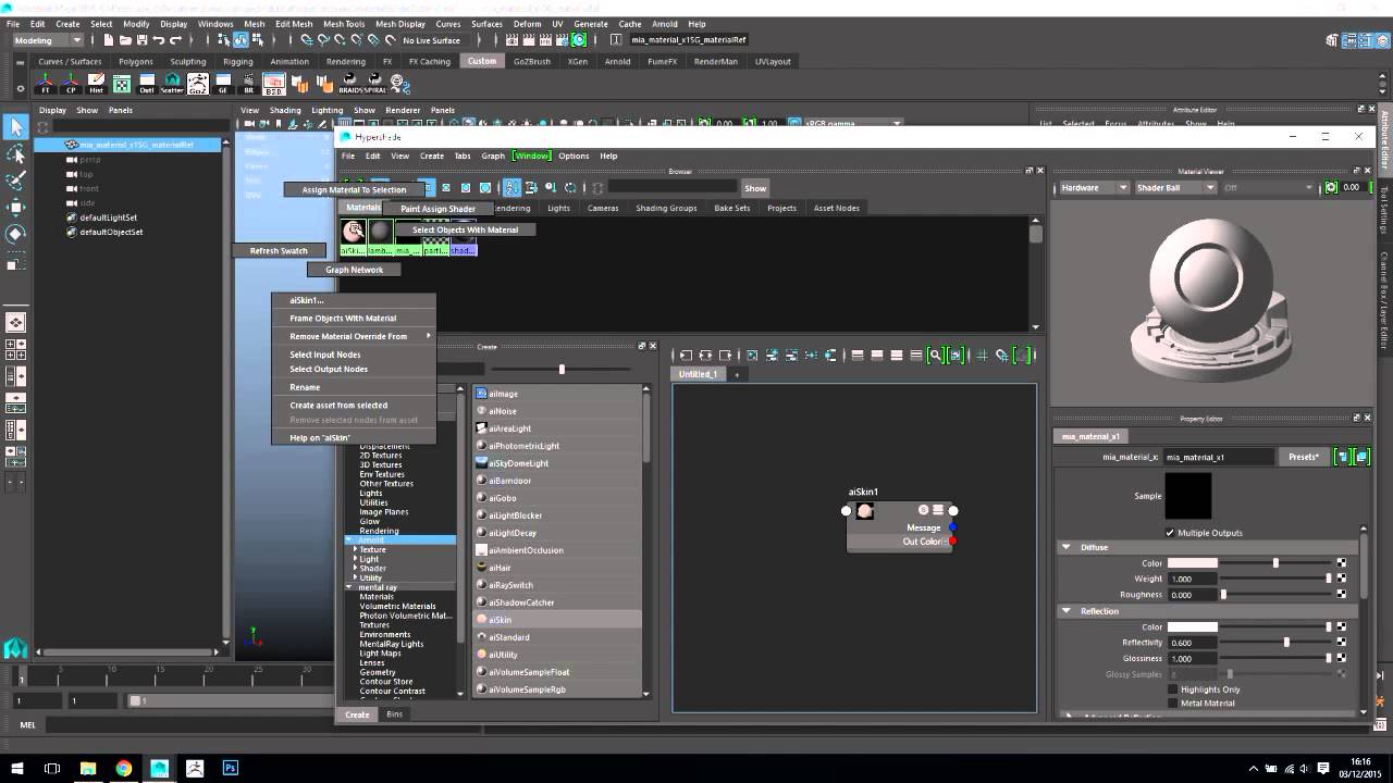 How to use Xgen Archives with Arnold Render and Maya 2016 - YouTube