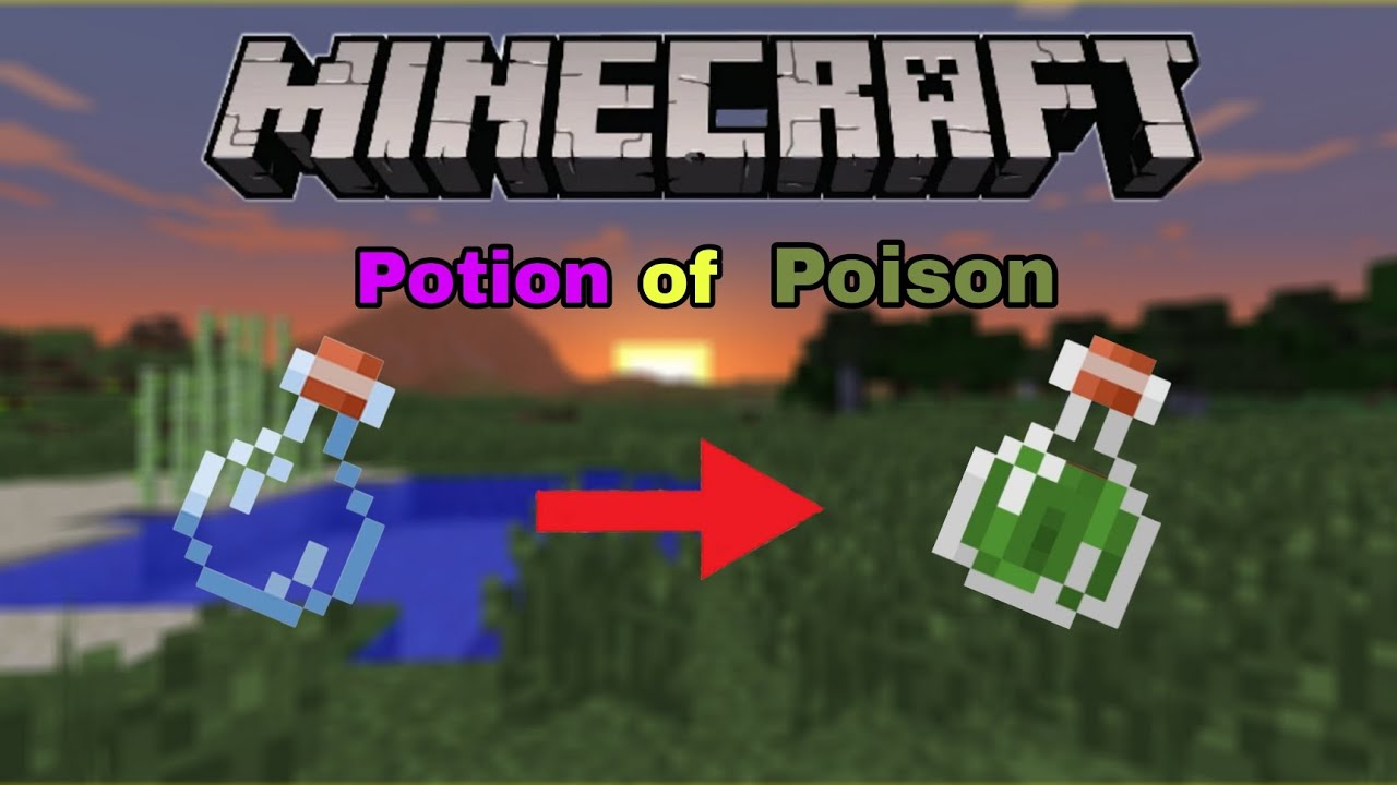 How to make Potion of Poison |Minecraft potion series|#gaming #trending ...