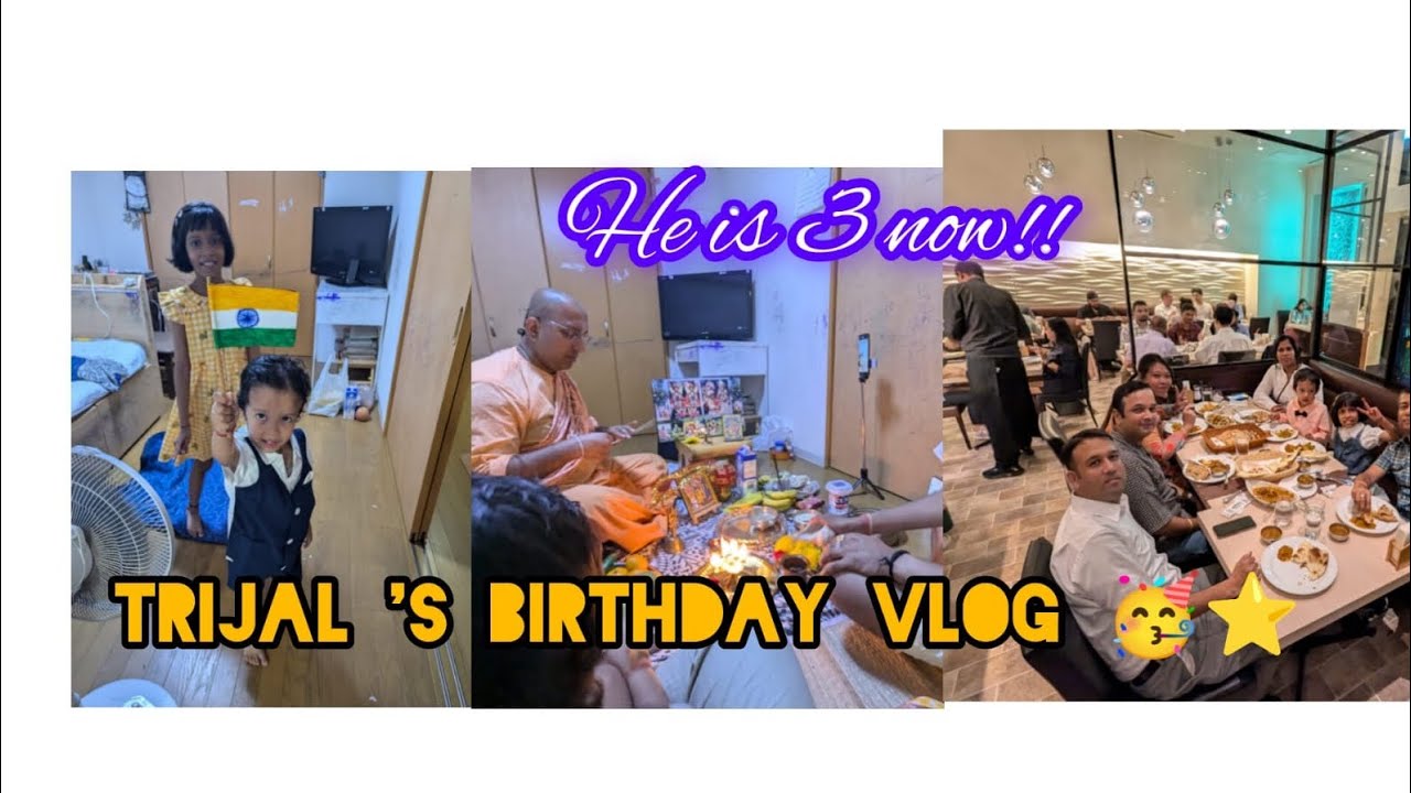 Trijal 's birthday vlog 🎂🎈 He is 3 now!! 🥹 #birthdaycelebration ...