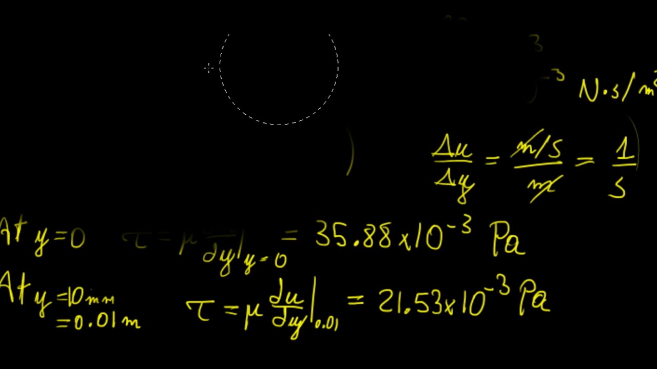 Viscosity and Shear Stress 2 | Fluid Mechanics | LetThereBeMath | - YouTube