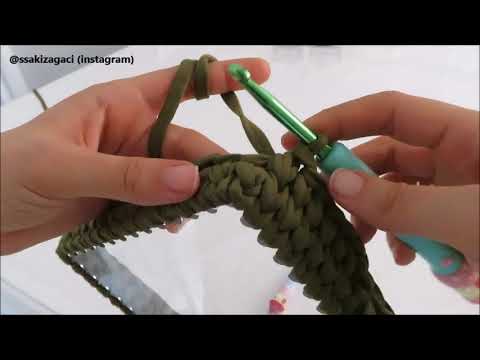 şeffaf kare çanta yapımı