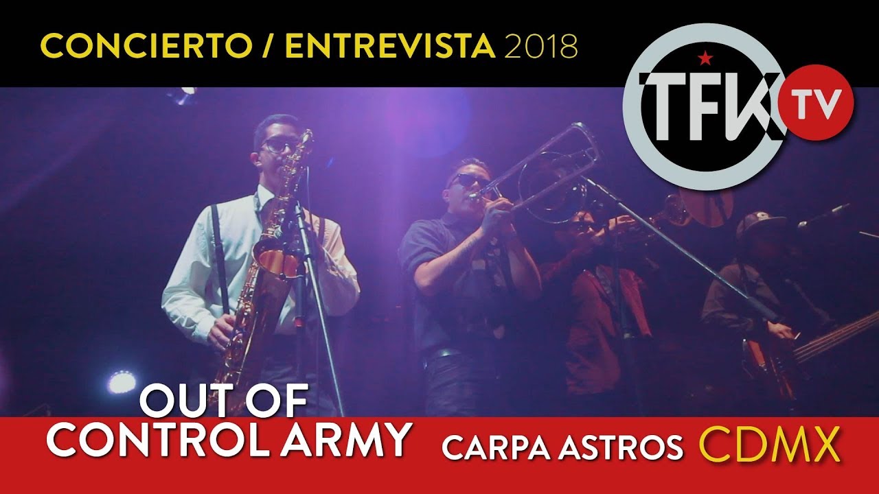 Out of Control Army Concierto / Entrevista TFKTV - YouTube