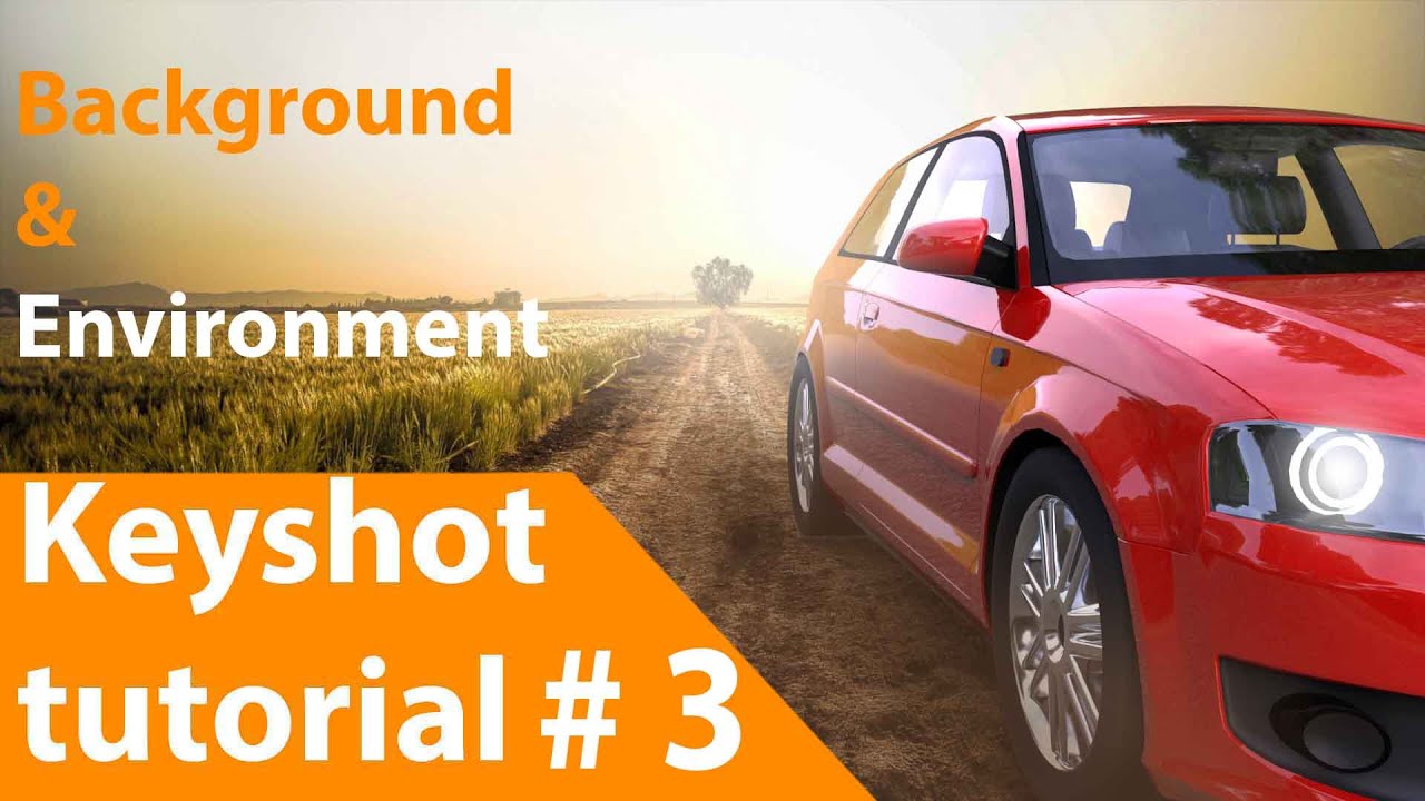 how to change Background and environment in keyshot l tutorial in hindi ...