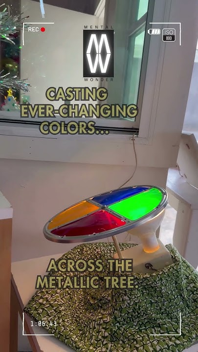 Mid-Century Modern Magic: Vintage Holiday Color Wheel Christmas Tree ...