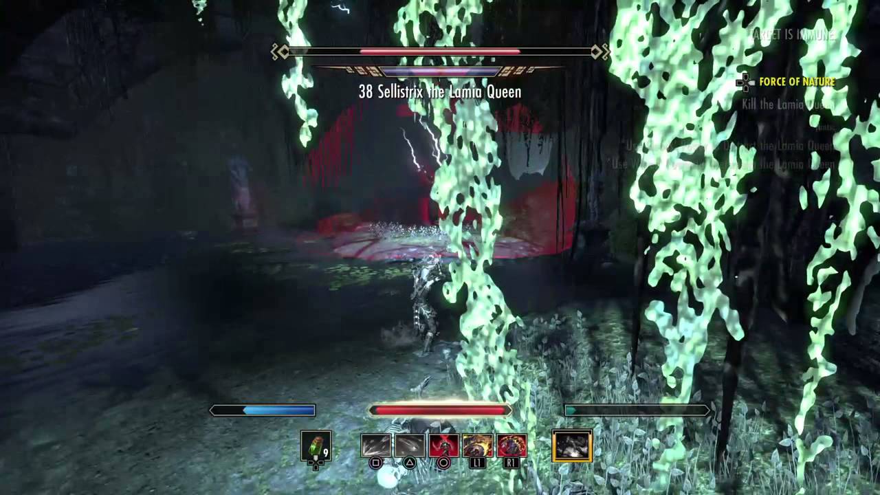 Elder Scrolls Online Solo Dungeon Boss - Sellistrix the Lamia Queen ...