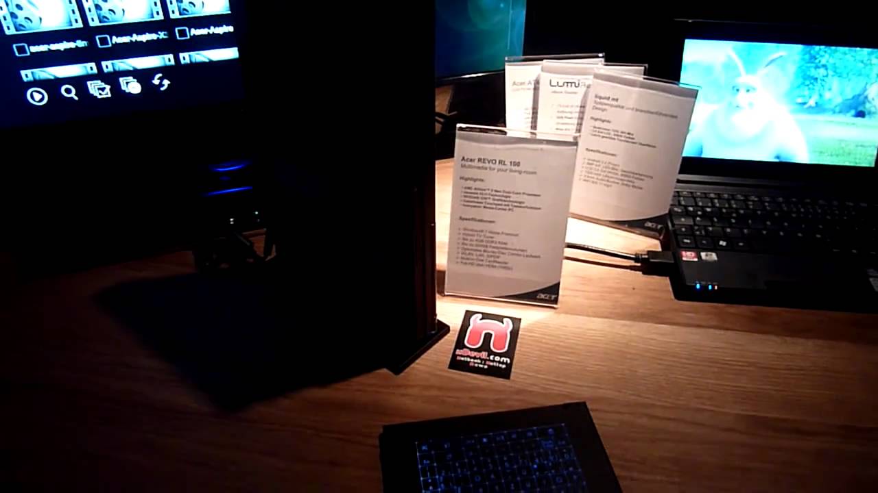 Acer Revo RL100 Nettop Hands On - YouTube