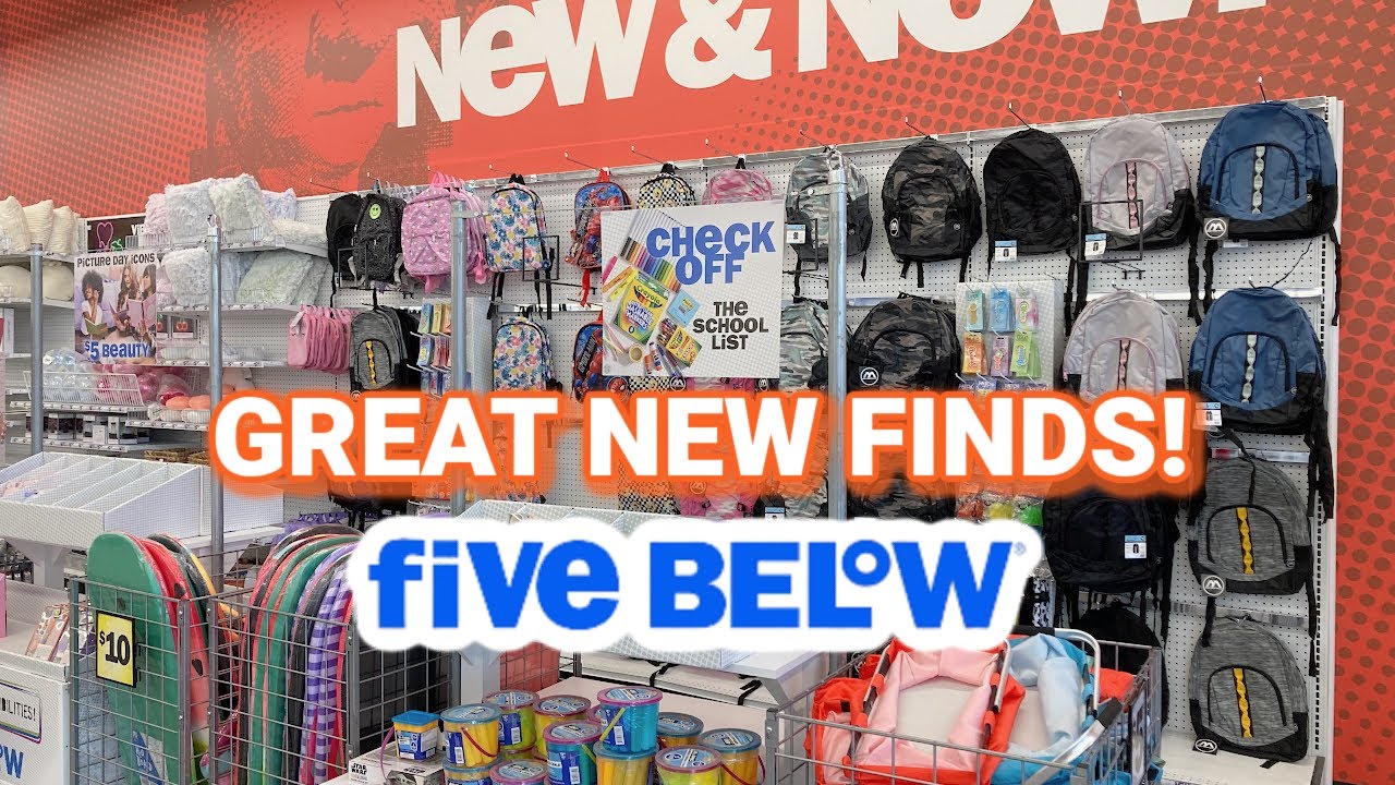 FIVE BELOW - Great New Finds! - YouTube