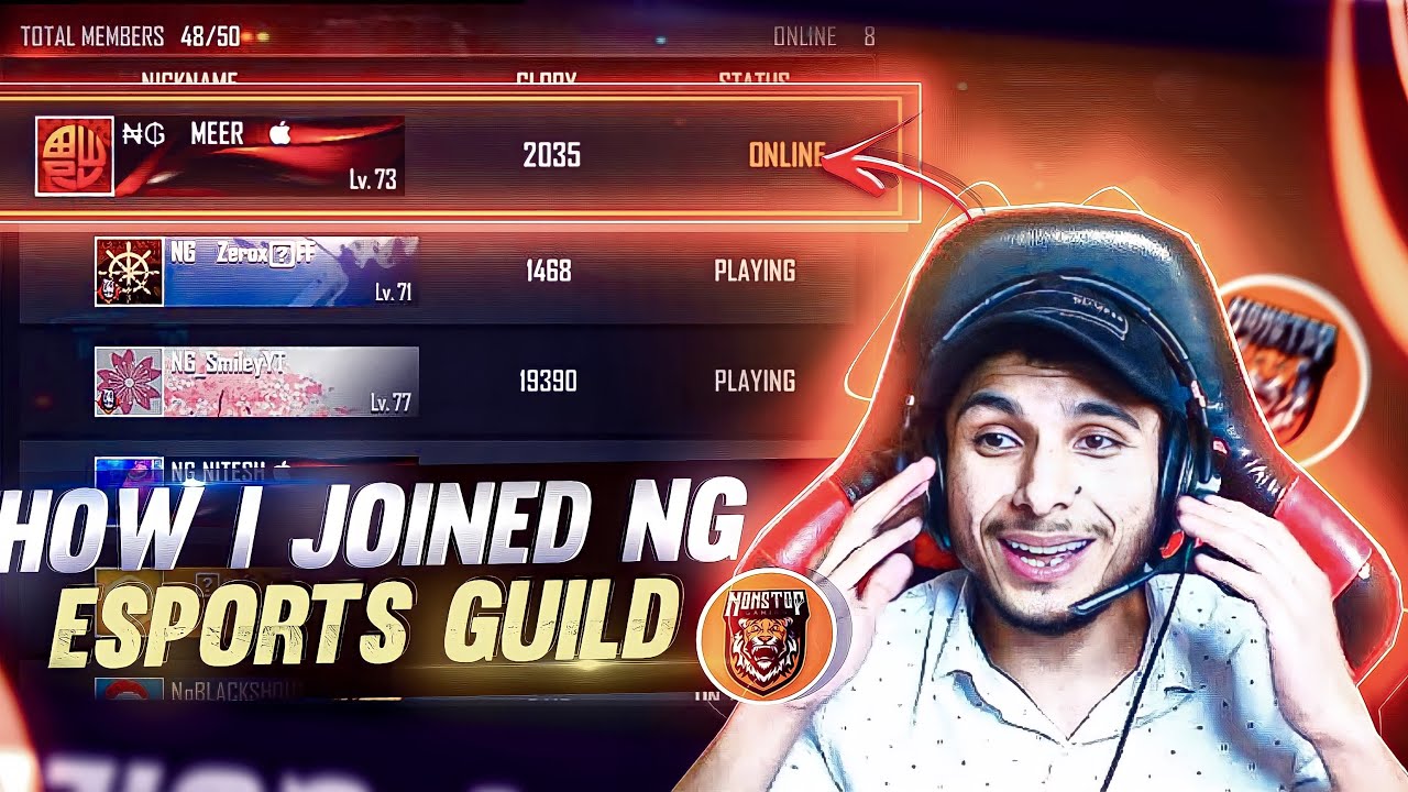 How i joined NG E-SPORTS🔥My live guild test⚡️ for ng-esports ...