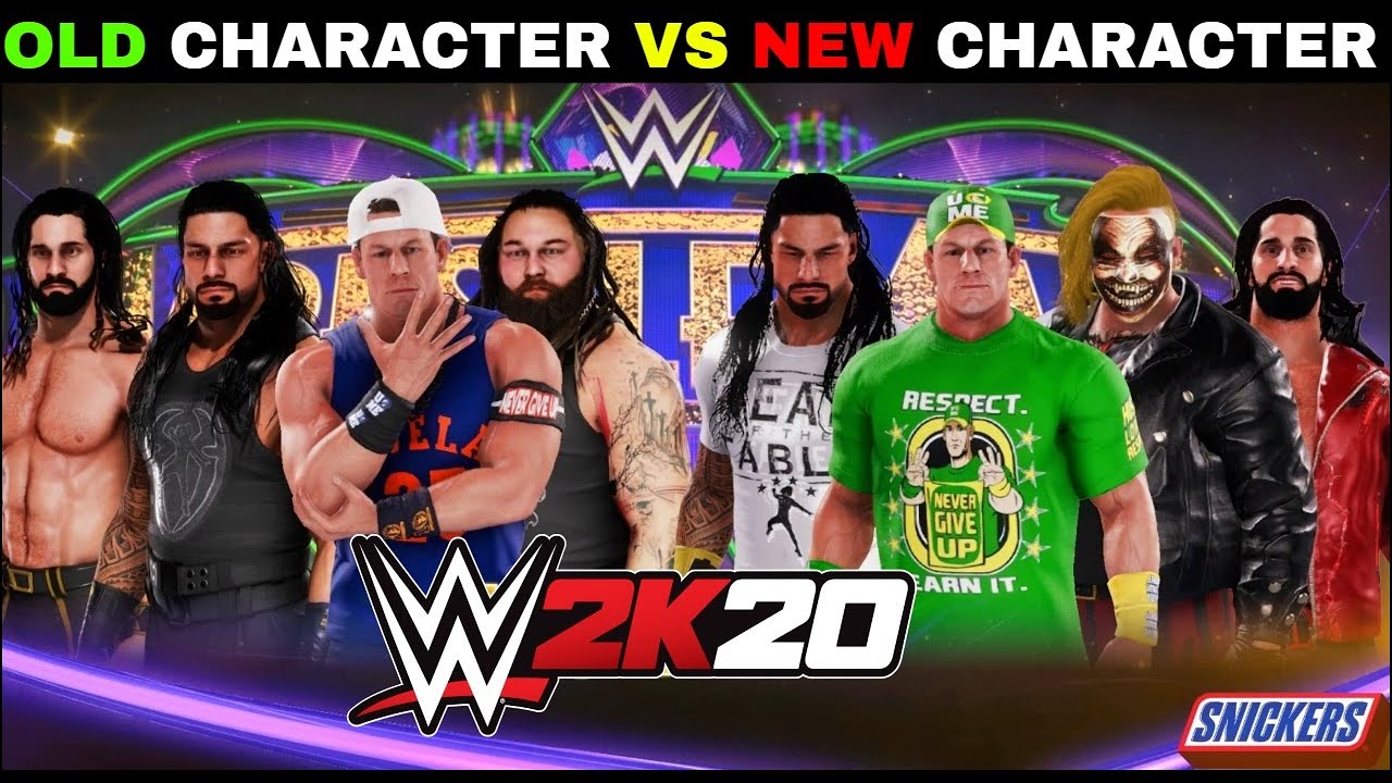 WWE 2K20 'Old Character VS New Character' Gameplay | WWE 2K20 PS5 ...