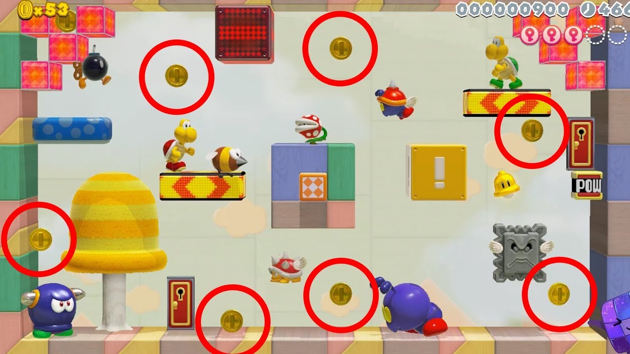 Super Mario Maker 2 🔧 Count the Coins! - YouTube