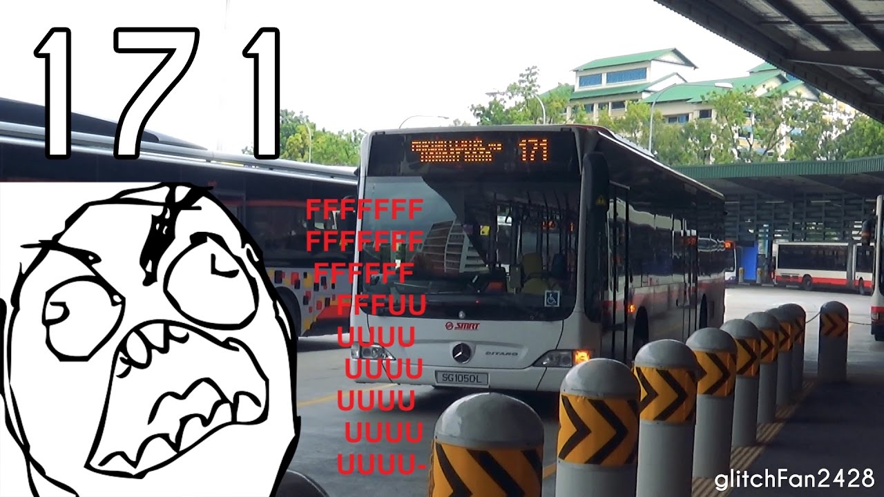 [SMRT] 30kmh - SG1050L on Service 171 - Mercedes Benz Citaro - YouTube