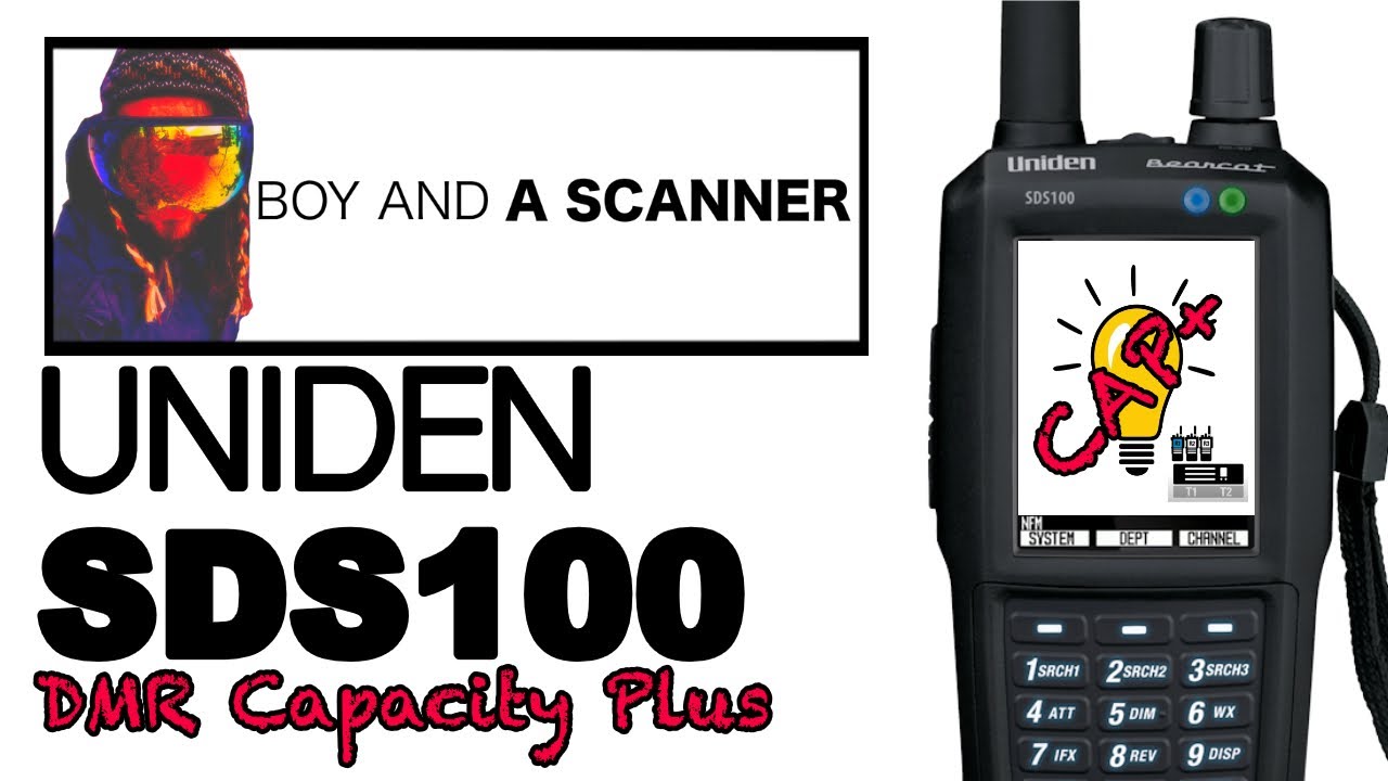 Uniden SDS100 - How To Discover and Program DMR Cap+ Systems - YouTube