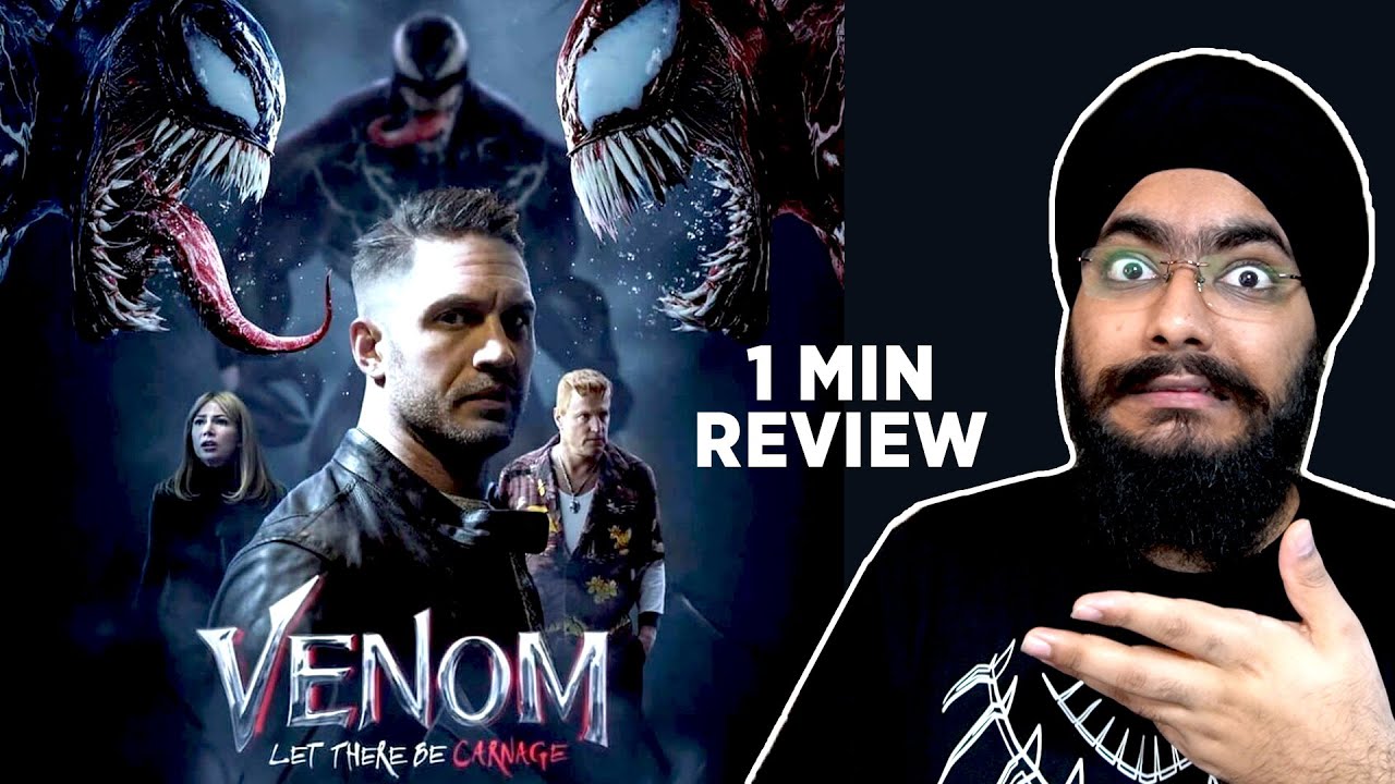 Venom 2 - Let there be Carnage 1 minute Review | Non-Spoiler | Andy ...