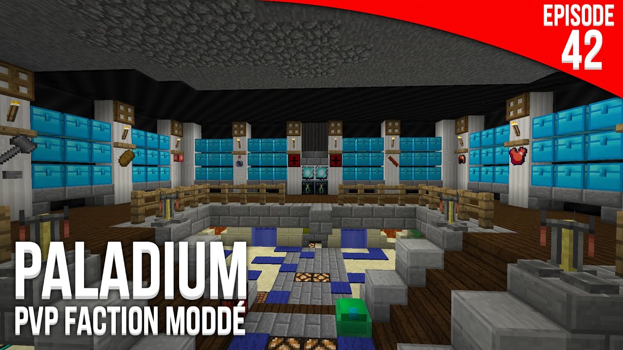 Une base qui a la classe ! - Episode 42 | PvP Faction Moddé - Paladium ...