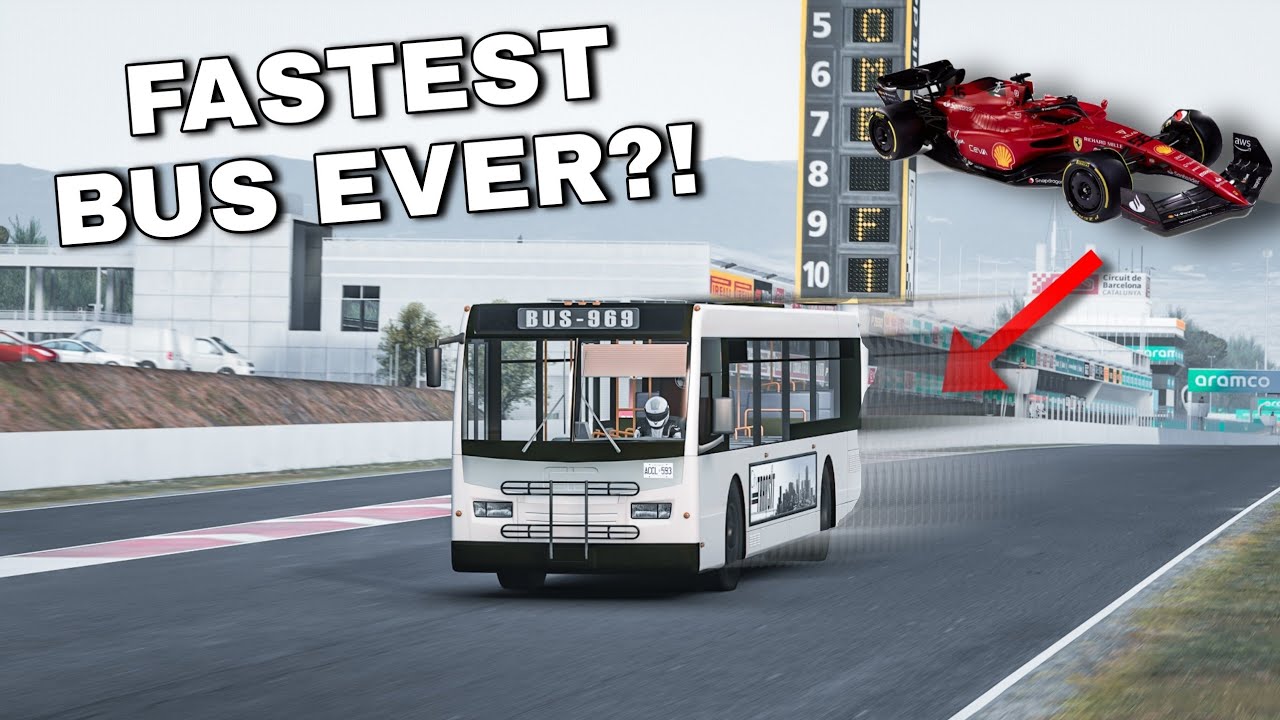 This BUS has an F1 ENGINE in it! 😳 - YouTube