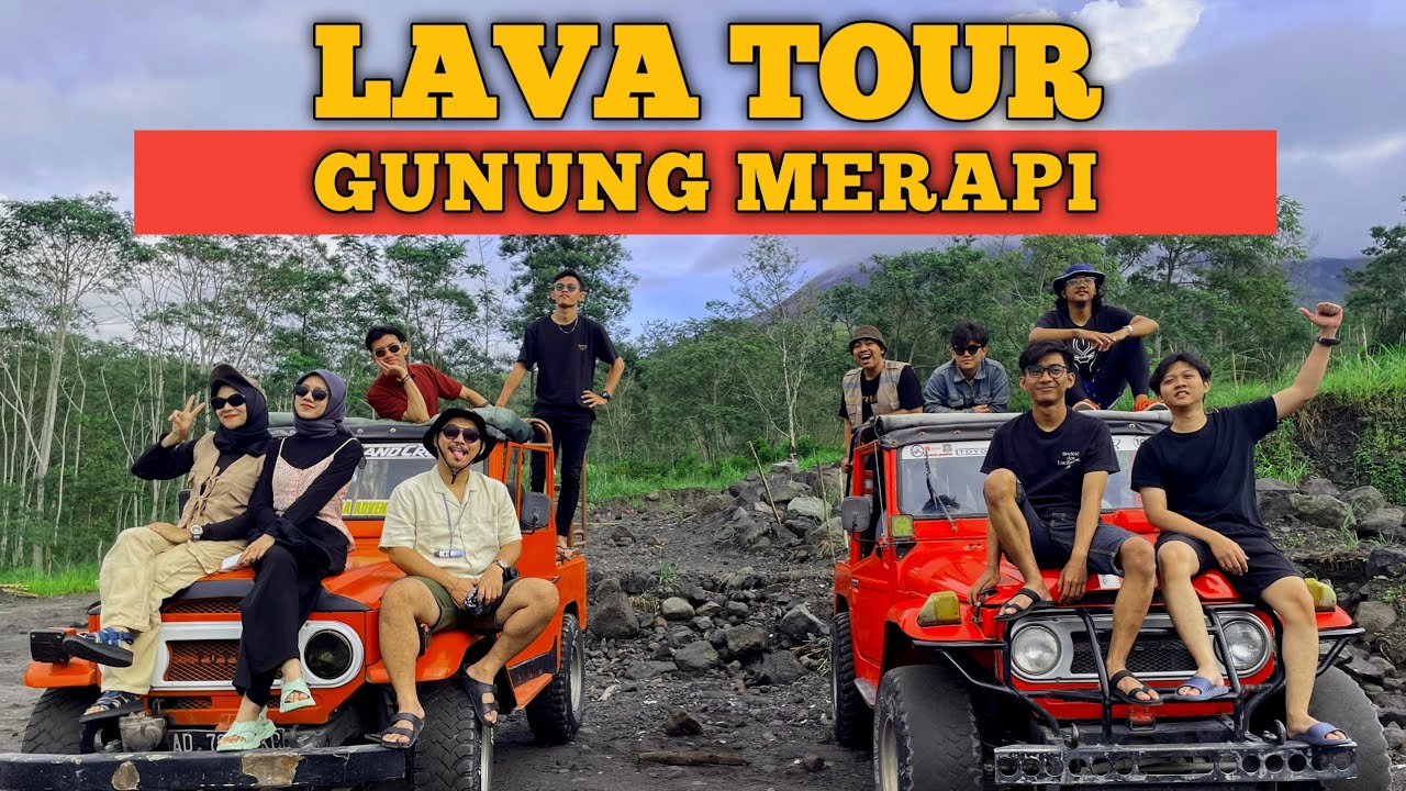 SERU BANGET REKOMENDASI LAVA TOUR GUNUNG MERAPI | MELIHAT SISI MERAPI ...