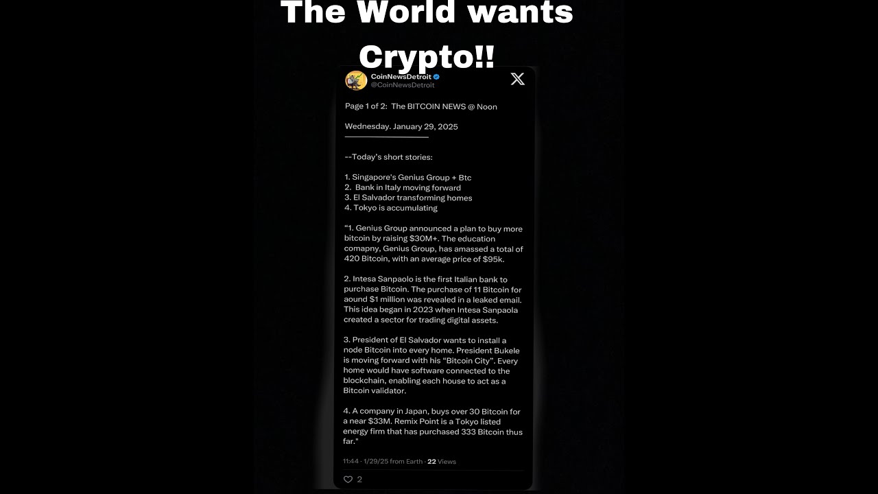 Chill Bitcoin News. Companies are adopting Crypto world wide. Check it ...